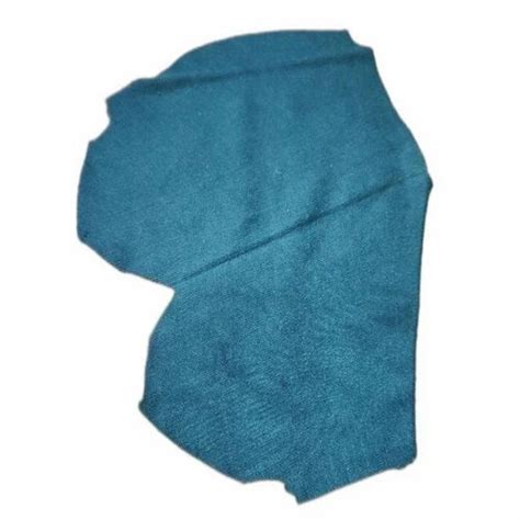 Plain Solids Polyester Knitted Fabric Blue At Rs 195meter In
