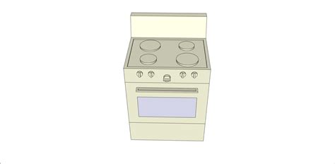 现代多功能智能烤箱su模型 厨卫用品 土木在线