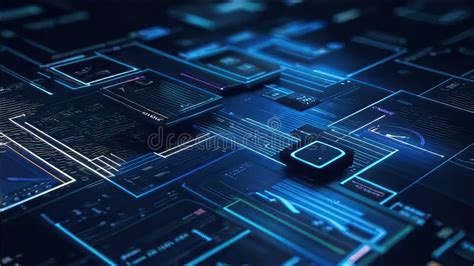 Abstract Dark Blue Background Statistical Resampling Data Sci Fi