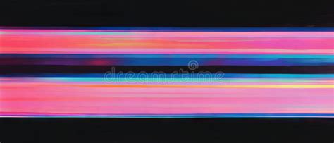 Vibrant Line Texture Overlay With Colorful Hues On A Deep Black