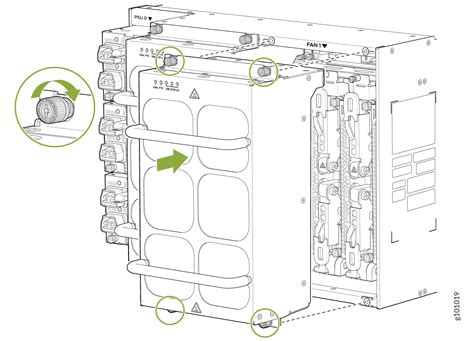 Install And Remove PTX Cooling System Components Juniper Networks