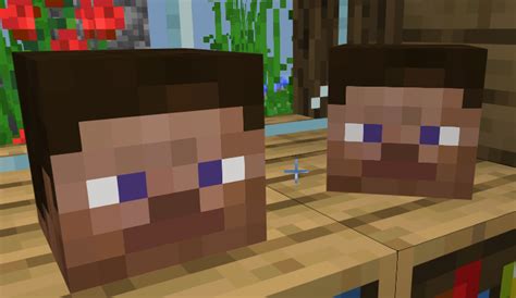 Player Heads Show Up As Steve Heads In The Bedrock Edition Of Minecraft