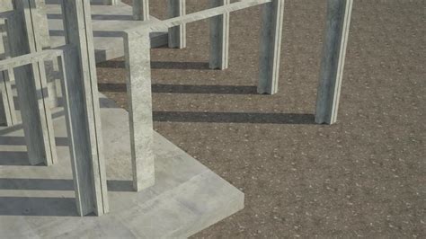 Construction Foundations Connection 3d Animation 48084995 Stock Video At Vecteezy