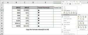 Trend Arrow Chart In Excel Analytics Tuts