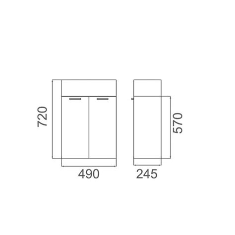 Tiny Wall Hung Vanity Blue Bathware