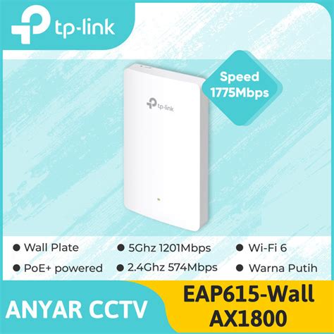 Jual TP LINK EAP615 Wall AX1800 Wall Plate WiFi 6 Access Point Shopee Indonesia