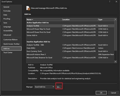 How To Install Data Analysis Toolpak In Ms Excel