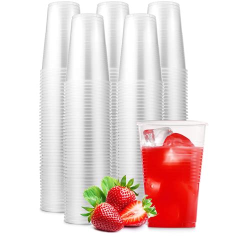 Buy Munfix 250 Pack 16 Oz Clear Plastic Cups Disposable Drinking Cups