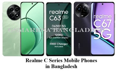 Realme C Series Mobile Phones In Bangladesh Gsmarena Bangladesh