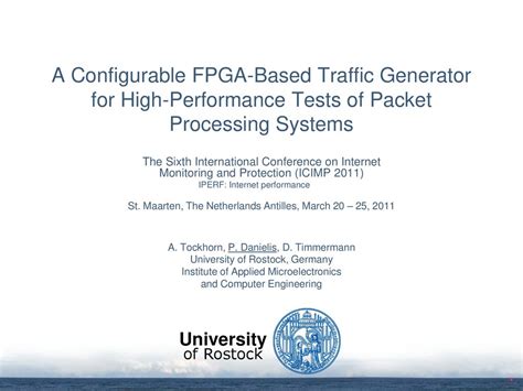 A Configurable FPGA Based Traffic Generator For High Performance Tests Of Packet Processing