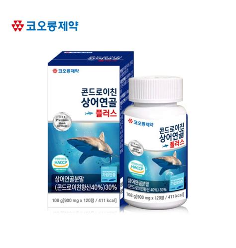 식약처인증 콘드로이친 1200mg 소상어연골 콘도라이친 티몬