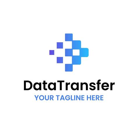 Data Transfer Play Music Movie Logo Abstract Illustration Icon Design