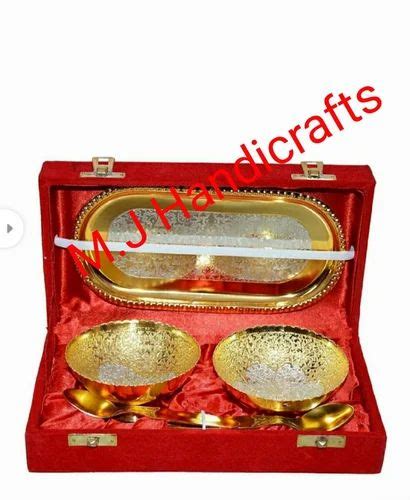 Brass Bowl Set At Rs 145set Brass Bowl Set For Kitchen In Moradabad