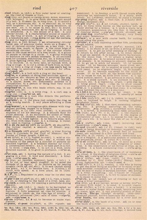 50 Free Vintage Dictionary Page Printables • Rose Clearfield