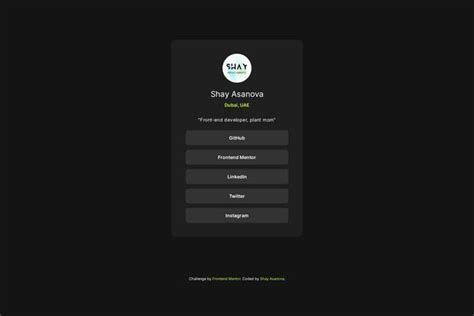 Frontend Mentor Responsive Social Links Info Box Coding Challenge