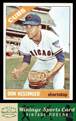 1966 Topps Don Kessinger Rookie Rc 24 Chicago Cubs Ebay