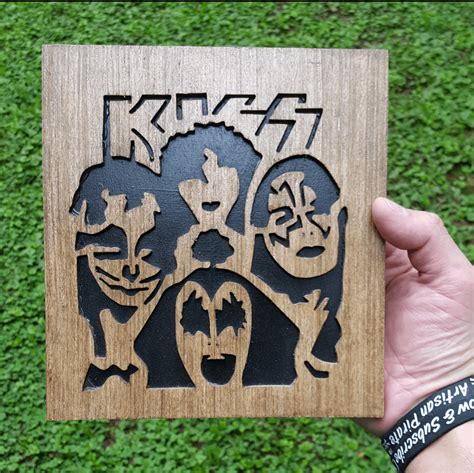 Kiss Scroll Saw Art I Handmade Rkiss