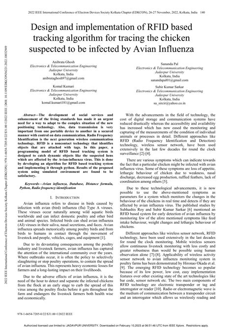 pdf design and implementation of rfid based tracking algorithm for