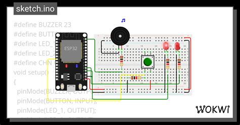 Buzzer Copy Wokwi ESP32 STM32 Arduino Simulator