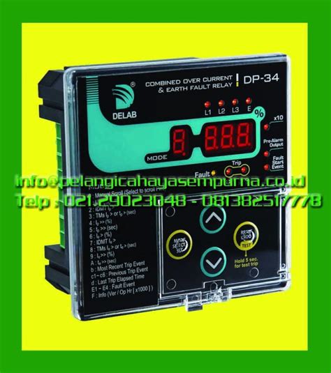 Combined Over Current Eart Fault Relay Pt Pelangi Cahaya Sempurna