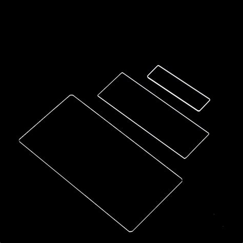 QS035 10x4x1mm 185 2500 Nm Rectangular Quartz Polished Plate S UV Quartz 10pc Ea QS035