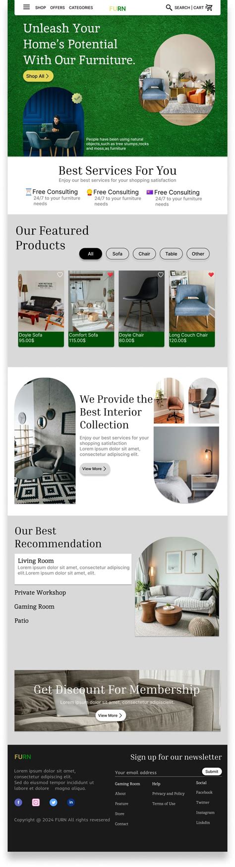 Aman Mansuri On Linkedin Uiuxdesign Figma Furnituredesign Webdesign Ecommercedesign