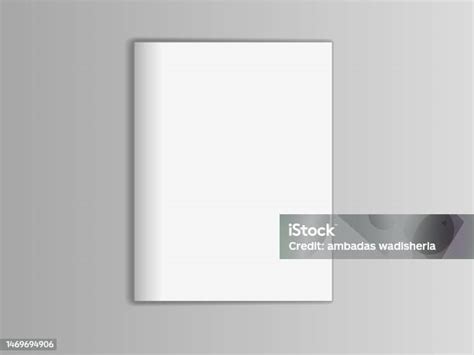 빈 닫힌 3d 일러스트레이션 잡지 표지 모형 책 소책자 브로셔 팜플렛 카탈로그 격리된 밝은 회색 배경에 프레젠테이션을 위한 소설 빈 모형 3d 일러스트레이션을 위한 준비된