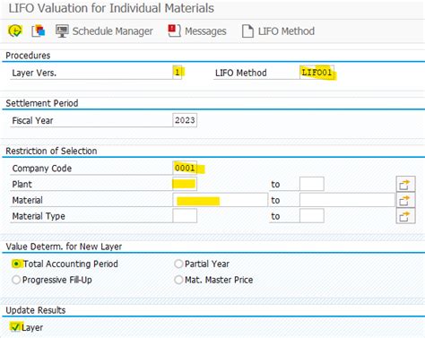 VALUATION OF A MATERIALS BASED ON LIFO FIFO METHOD SAP Community