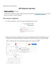 Understanding HR Diagrams Analysis And Interpretation Course Hero
