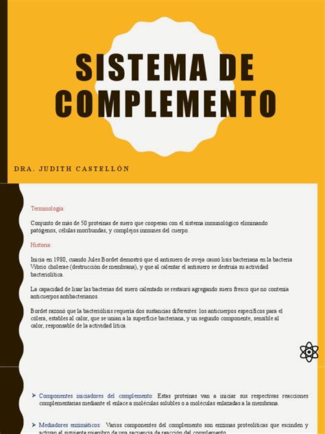 Sistema De Complemento Pdf Sistema Complementario Biologia De