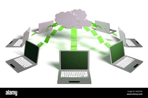 Cloud Computing Big Data Distributed Computing D Stock Photo Alamy