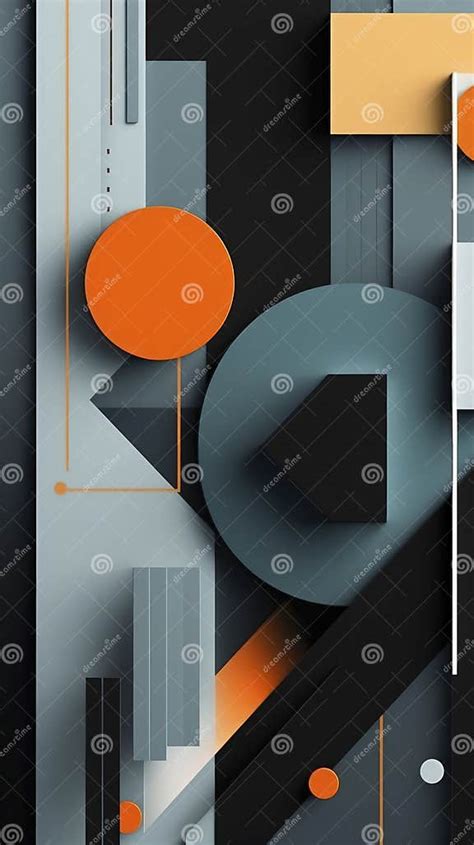 Abstract Design With Bold Angular Shapes And Contrasting Color Palette