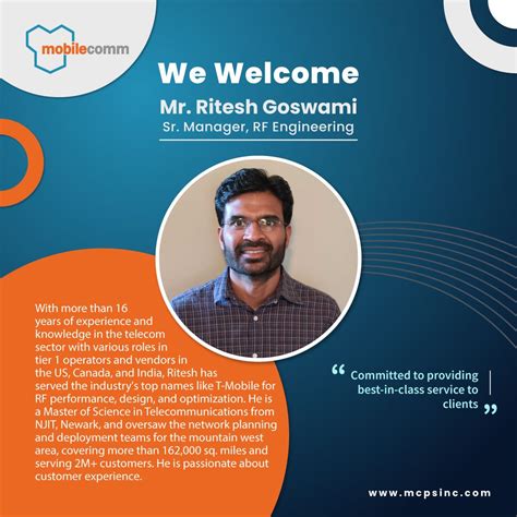 Rajeev Gandhi On Linkedin Im Very Pleased To Announce That Ritesh Goswami Has Joined