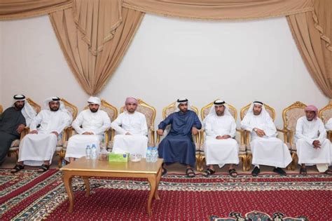 خالد بن سعود القاسمي يعزي ذوي شهيد الوطن سليمان الشحي صحيفة الخليج