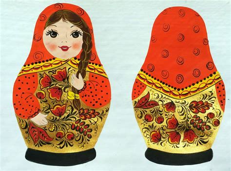 Роспись матрёшек