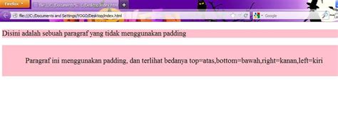 Belajar Css Menggunakan Padding Inspire Use All