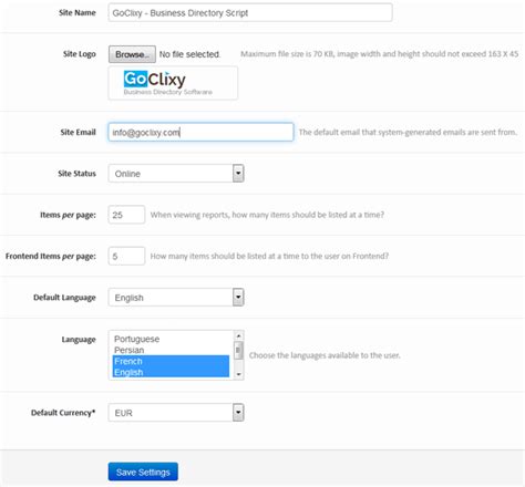 matrimonial script script settings