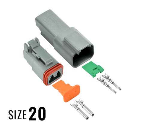 Deutsch Connector And Terminal Dt Size 20 Brass Fit New Zealand Limited