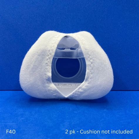 2 Pk F40 Cpap Mask Cushion Covers For Under The Nose And Over The