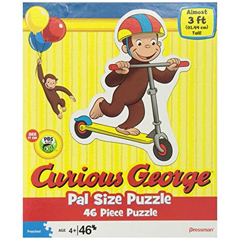 Los Estilos De Rompecabezas De Tamaño Curious George Pal Pueden Variar
