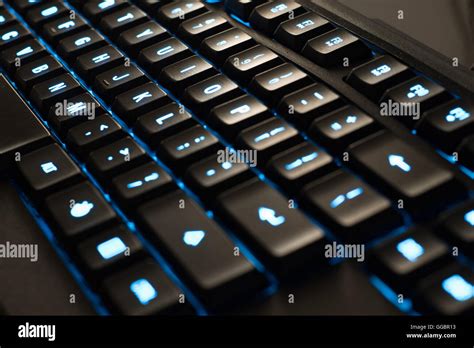 LED Illuminated Mechnical Keyboard Stock Photo Alamy