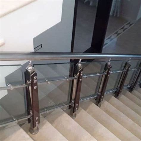 Stairs Modular Railing Polished Stainless Steel In Noida