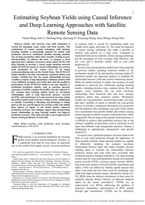 pdf estimating soybean yields using causal inference and deep