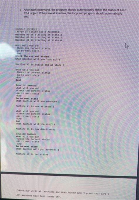 Solved Assignment 7b Multiple Finite State Automata Custom