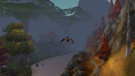 the beauty of the flight path between ashenvale and azshara r classicwow