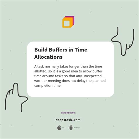 build buffers in time allocations deepstash