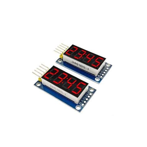 tm1637 7 segment led display module 4 bit 0 36 inch clock red anode
