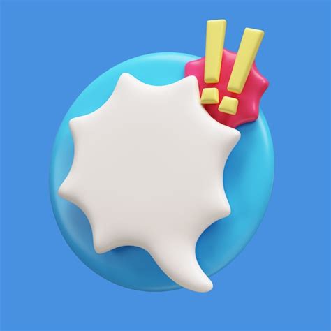 말풍선 3d 일러스트레이션 이미지 Freepik에서 무료 다운로드