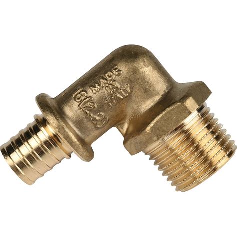 Угол переходной 16 x 1/2" НР аксиальный для труб PE-X STOUT – купить за ...