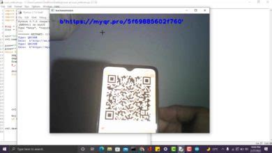 QR Code Scanner With ESP32 CAM Module OpenCV
